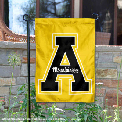 App State Mountaineers Gold Garden Flag and Yard Banner | eBay