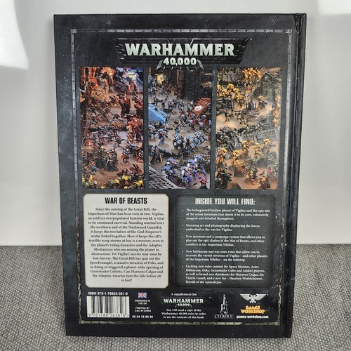 Warhammer 40k Imperium Nihilus Vigilus Defiant - Hardcover | eBay