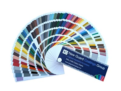 RAL & British Standard Colour Chart Gloss Finish Over 300 Colours 3 In ...