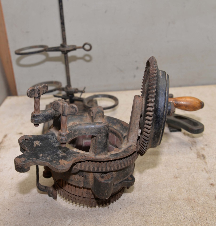 Rare Creelman Improved money maker sock knitting machine collectible ...