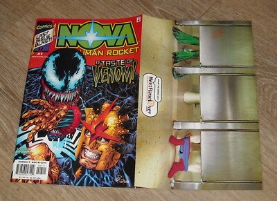 NOVA HUMAN ROCKET # 7 MARVEL COMICS November 1999 LAST ISSUE VENOM ...