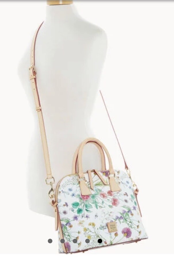 Dooney & Bourke Botanical Collection Satchel Crossbody Top Handle Bag ...