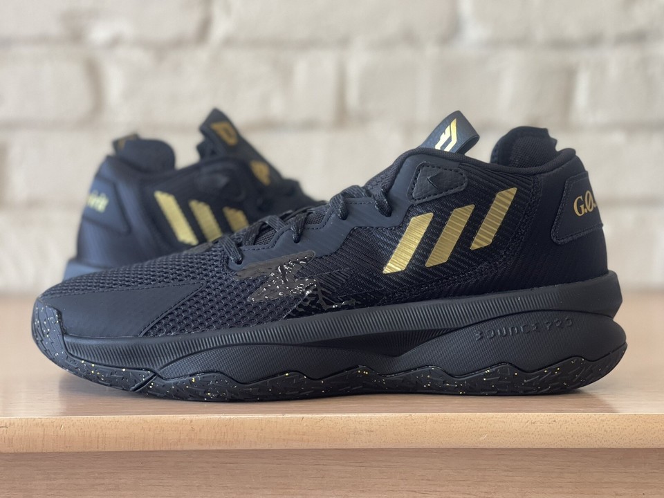 Adidas DAME 8 Damian Lillard Shoes Men's Size 11 Black Basketball ...