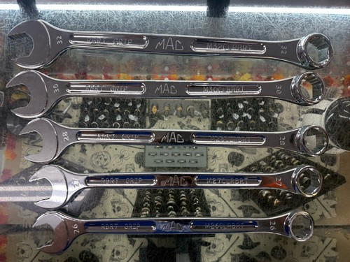 MAC Tools SCLM5XLRBRT 5 PC MM RBRT Combination Wrench Set 26-32MM | eBay