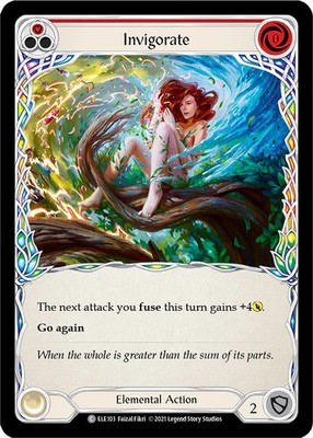 Unlimited Edition Rainbow Foil - Invigorate (Red) - ELE103 / NM ...