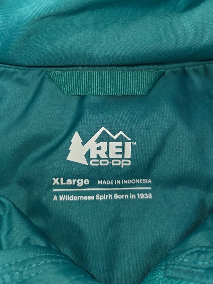 REI Co-Op Womens Teal Down Insulated Puffer Jacket XL | eBay