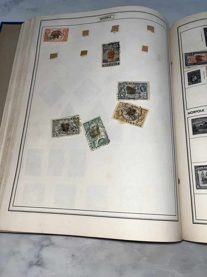 The Ambassador Stamp Album Postage Stamps of The World 1959 Many Stamps ...