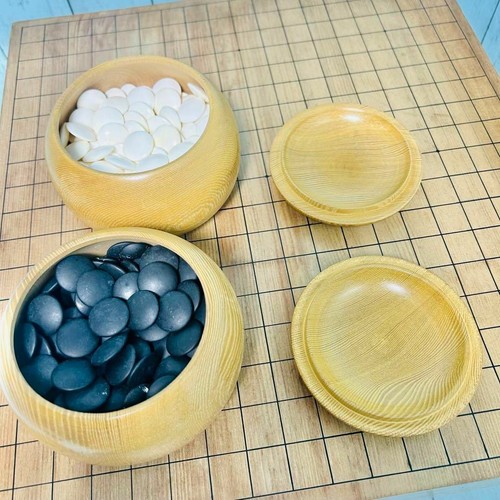 Go-Board Goban & Go Stone & Bowl SET IGO Game 180/184pcs 45×42×25cm ...
