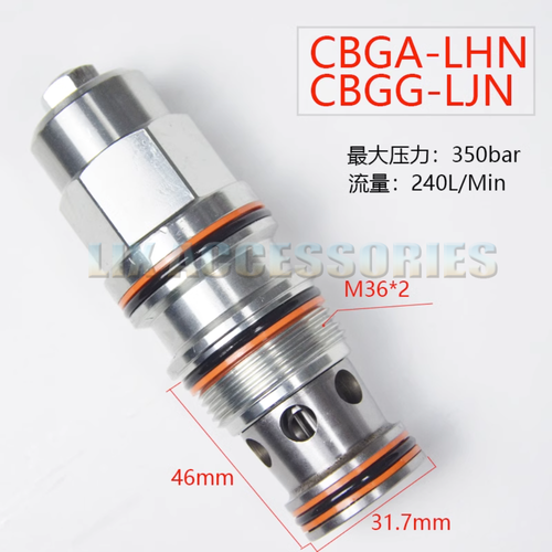 Anti-balance valve threaded cartridge balancing valve CBGA-LHN CBGG-LJN ...