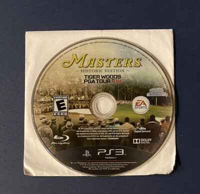 PS3 Tiger Woods PGA 14 Masters Historic Edition - Authentic & Tested ...