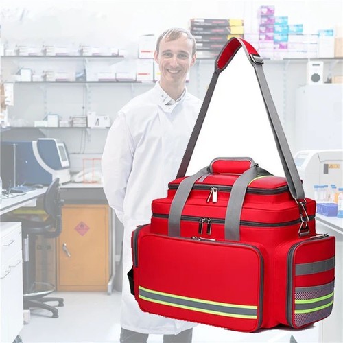 1PC First Aid Medi-cal Bag Outdoor Emergency Rescue Large Capacity Bag ...