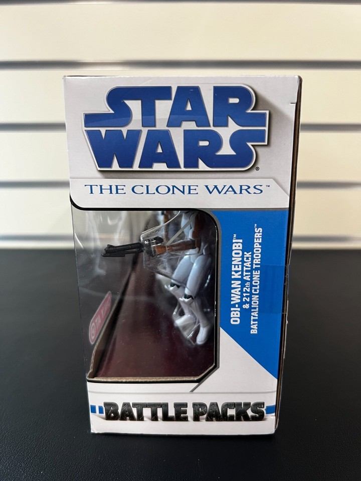 Star Wars TCW Battle Packs - Obi-Wan Kenobi & 212th Attack Battalion ...