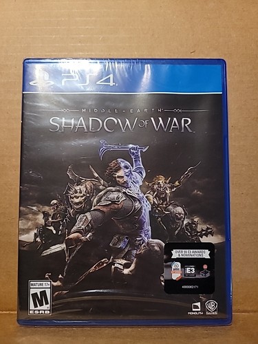 MIDDLE EARTH SHADOW OF WAR - WB Games - PS4 Game - New & Sealed (Loose ...