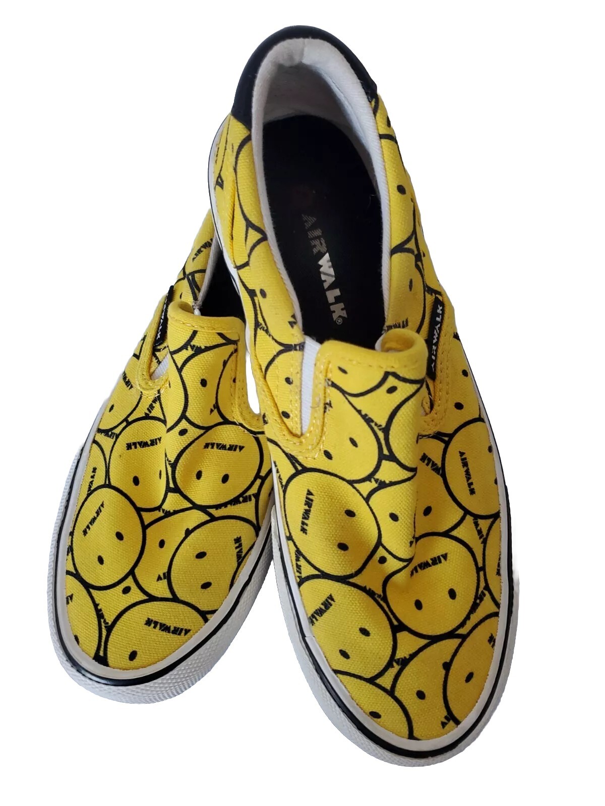 Airwalk Shoes Sneakers Smile Smiley Face yellow Mens … - Gem
