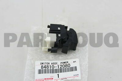 8481012080 Genuine Toyota SWITCH ASSY, POWER WINDOW REGULATOR 84810 ...