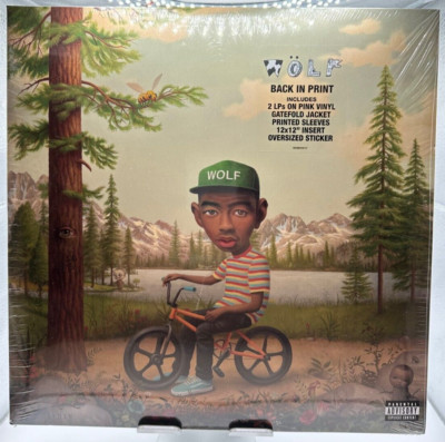 Tyler The Creator Wolf Limited Edition Pink Vinyl 2xLP Gatefold 12x12 ...
