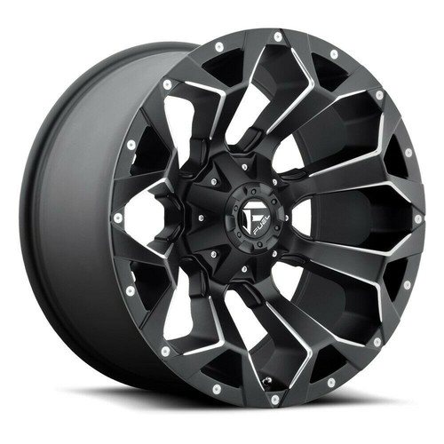 18" Fuel 1PC D546 Assault 18x9 5x4.5 5x5 Matte Black Milled Wheel -12mm ...