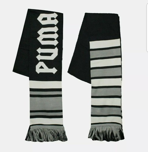 Puma X Fenty Rihanna Long Varsity Stripe Scarf Logo Spell Out | eBay