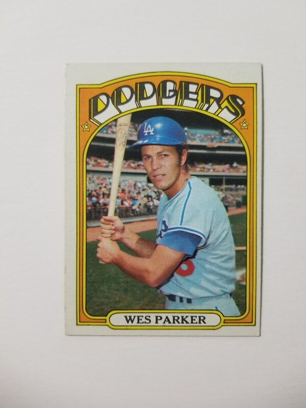 WES PARKER 1972 TOPPS BASEBALL CARD # 265 LOS ANGELES DODGERS | eBay