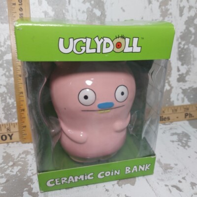 Ugly Dolls Pink Wage Coin Bank Monster Ceramic Piggy Money Bank With ...