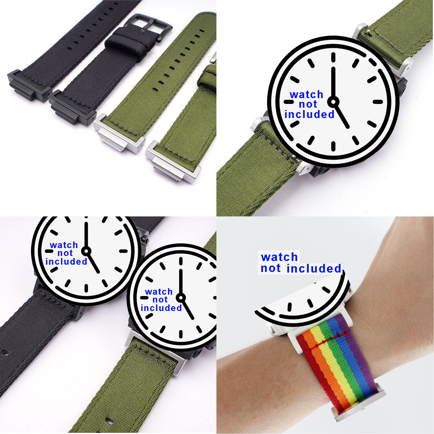 22mm to 16mm PC Watch Strap Connector for DW5600 DW-6900 9052 GA110 ...