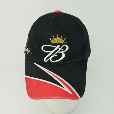 Budweiser #8 Dale Jr. Hat Cap Bud NASCAR Black Adjustable Strap | eBay
