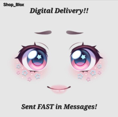 ROBLOX Celebrity Series 9 Starry Eyes Sparkling FACE Toy Code! *Sent in ...