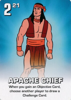 APACHE CHIEF DC Comics Challenge of the Superfriends Game card SUPERMAN ...