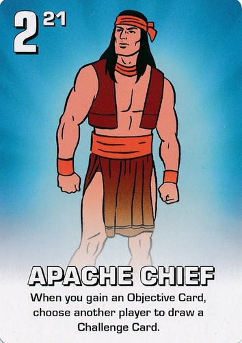 APACHE CHIEF DC Comics Challenge of the Superfriends Game card SUPERMAN ...