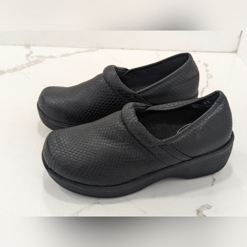 Safe T Step Comfort womens black Clogs mules nursing shoes 5W oil slip ...