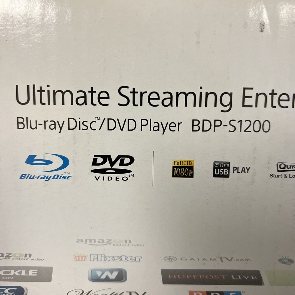Sony BDP-S1200 Blu-Ray Disc DVD Player Remote BNIB 27242872769 | eBay