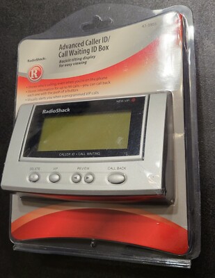 Radio Shack Caller ID Call Waiting ID Box Backlit #43-3903 NIB FACTORY ...