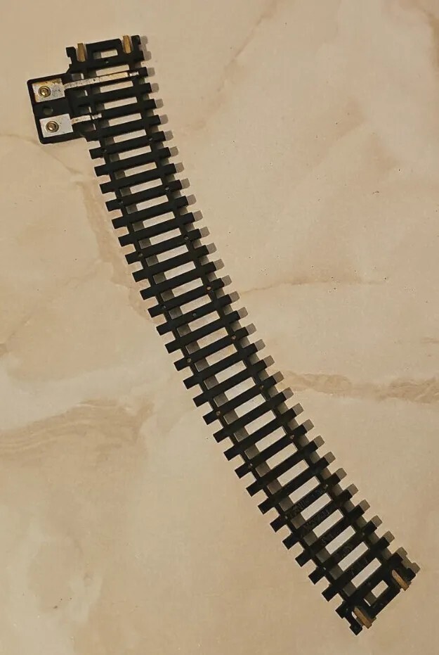 Vintage Atlas HO Scale Snap Track Terminal No.45 Curve 18" R Brass | eBay