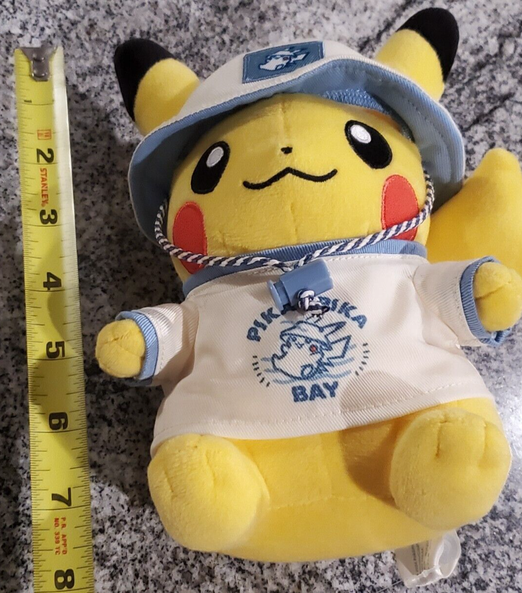 Full Size Bucket Hat Pikachu Tokyo Pika Bay Plush Japanese Pokemon ...