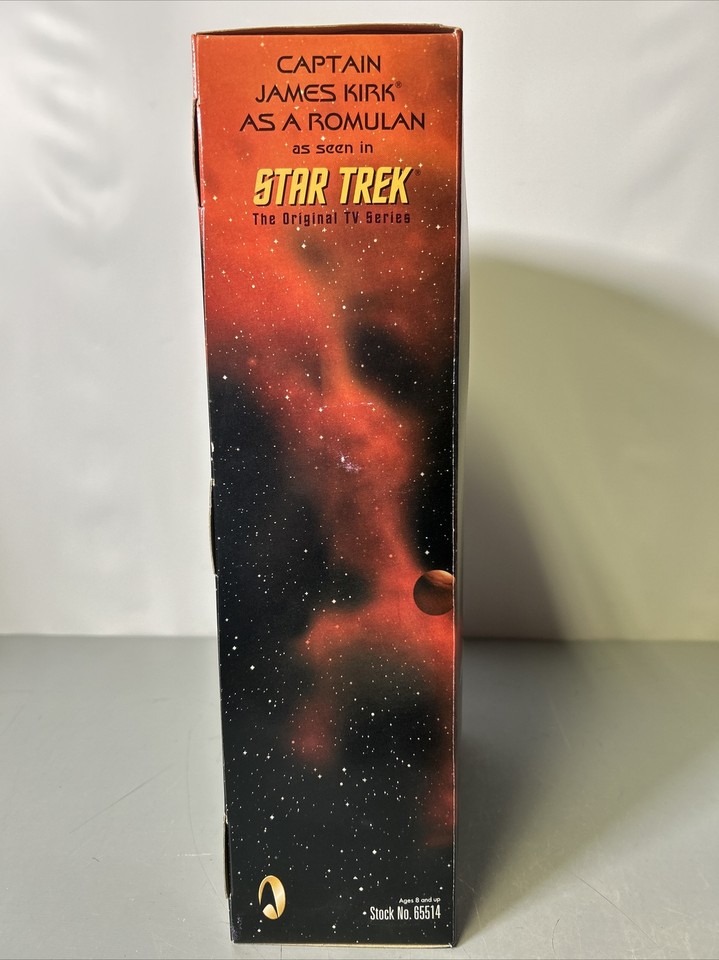 STAR TREK CLASSIC EDITION CAPTAIN JAMES KIRK AS A ROMULAN 12" ACTION ...