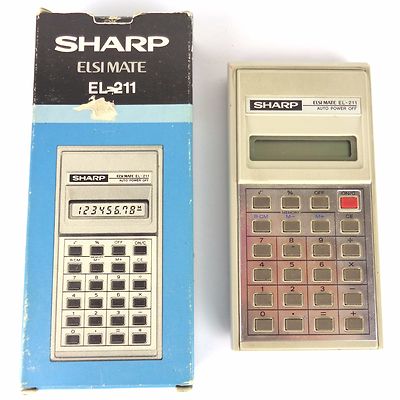 Sharp Elsi Mate el-211 D'Occasion Avec Boîte | eBay