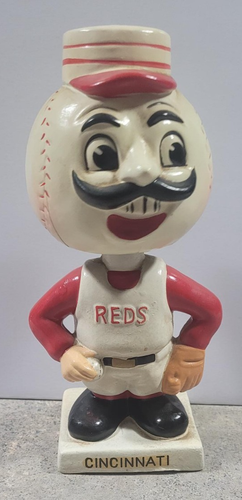 Vintage MLB CINCINNATI REDS Mr. Redlegs Bobblehead Nodder Bobble Head ...
