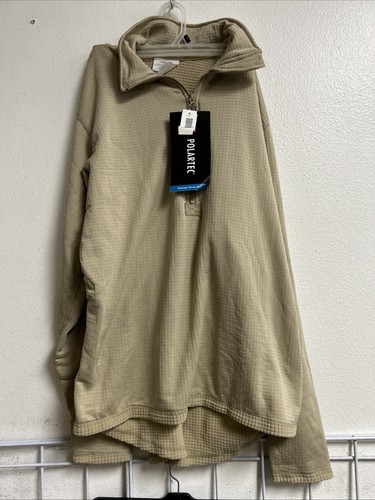 GEN III LEVEL 2 MID WEIGHT COLD WEATHER POLARTEC WAFFLE Shirt 1/4zip ...