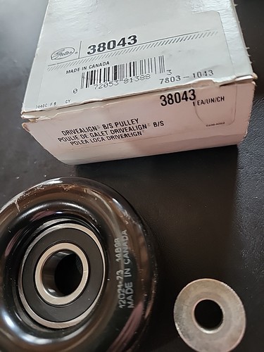 Gates # 38043 DriveAlign Belt Drive Idler Tensioner Pulley Aftermarket ...