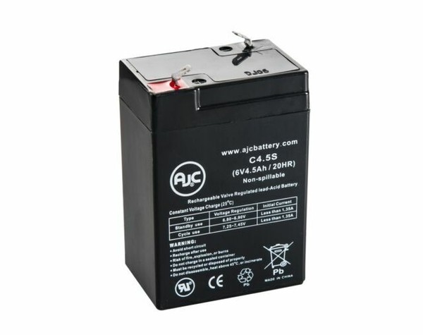 Lithonia ELB06042 6V 4.5Ah Emergency Light Battery Replacement - This ...