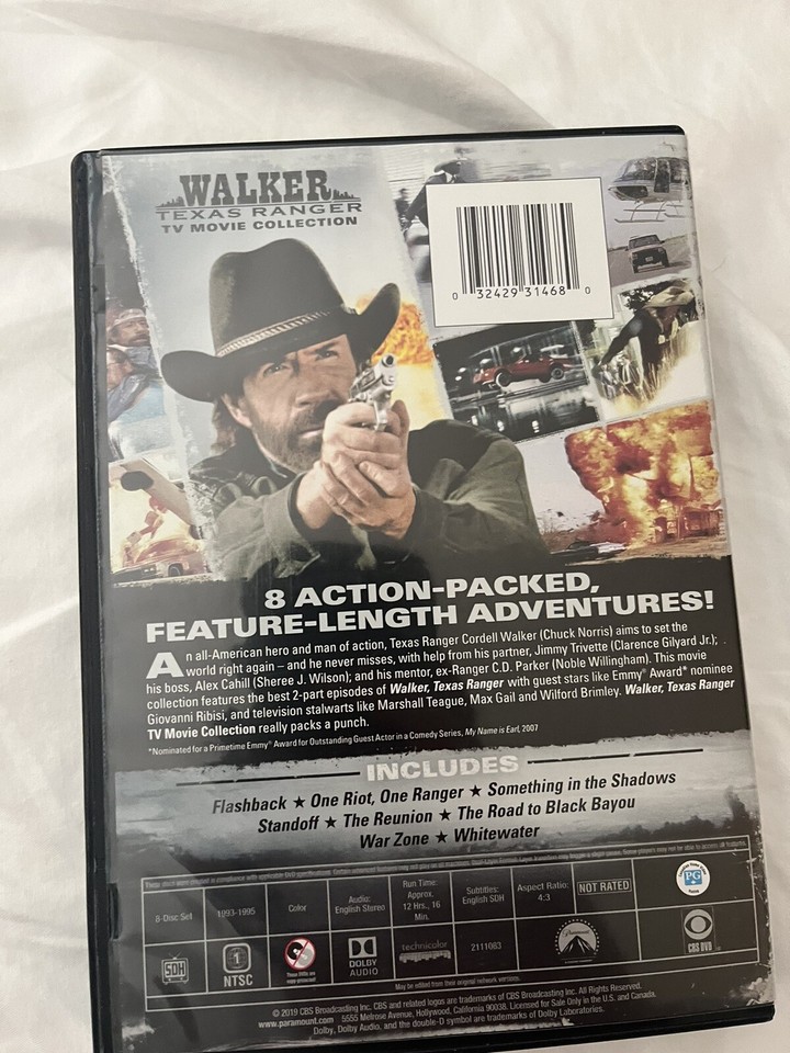 Walker Texas Ranger 8 TV Movie Collection DVD Set | eBay