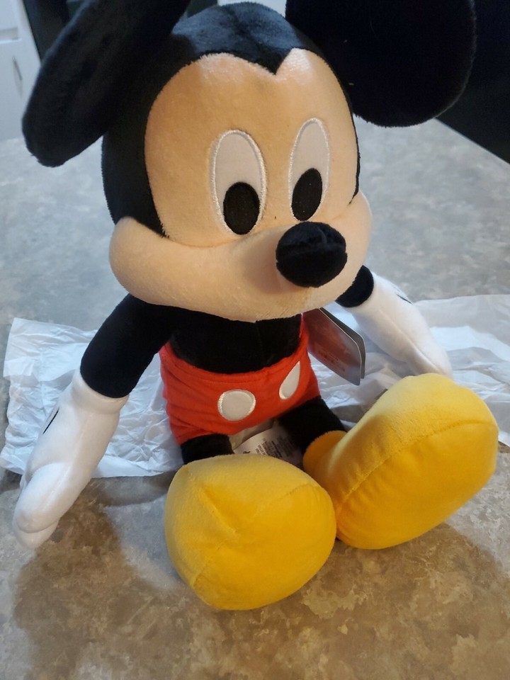 LARGE JUMBO 18 inch MICKEY MOUSE Plush Stuffed AUTHENTIC with TAGS ...