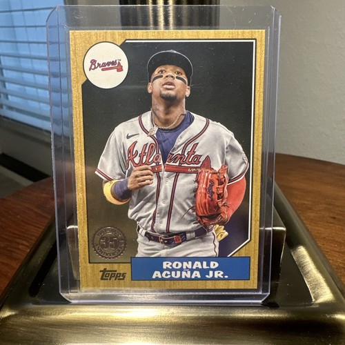 2022 Topps Baseball '87 Topps Series 2 #87TB-7 Ronald Acuna Jr. | eBay