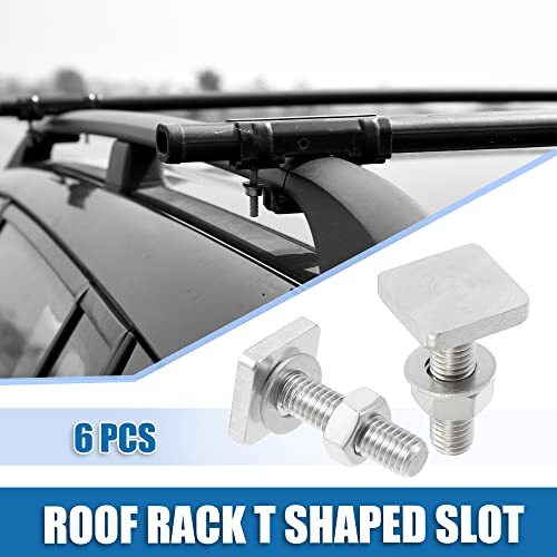 Car Roof Rack T Shaped Slot Bolt M8 W/nuts Washer T Shaped Track Bolts ...