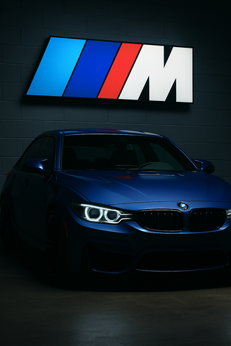 6ft Illuminated BMW M Series Dealership Sign | eBay