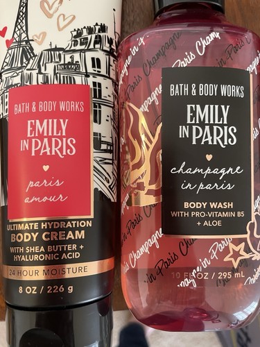 (2) Bath And Body body wash and body lotion (Emily in Paris scent ...