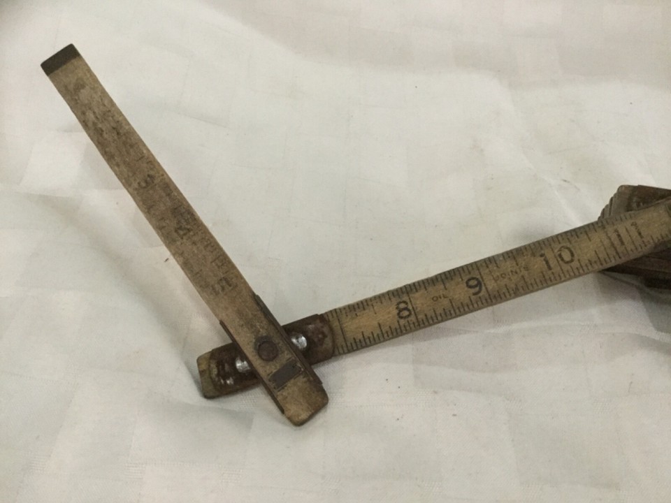 Folding Ruler Yardstick 6 Feet Wood USA Vintage | eBay