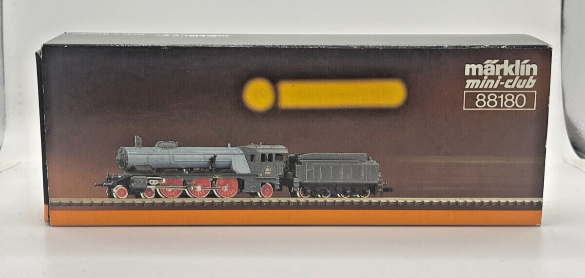 Z Scale Marklin Mini-Club 88180 Steam Locomotive With Tender Original ...