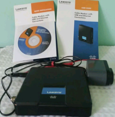 CISCO Linksys CM100 Wireless -G Network router USB & Ethernet dual band ...
