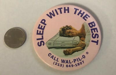 Wal-Pil-O Advertising Button Pin | eBay